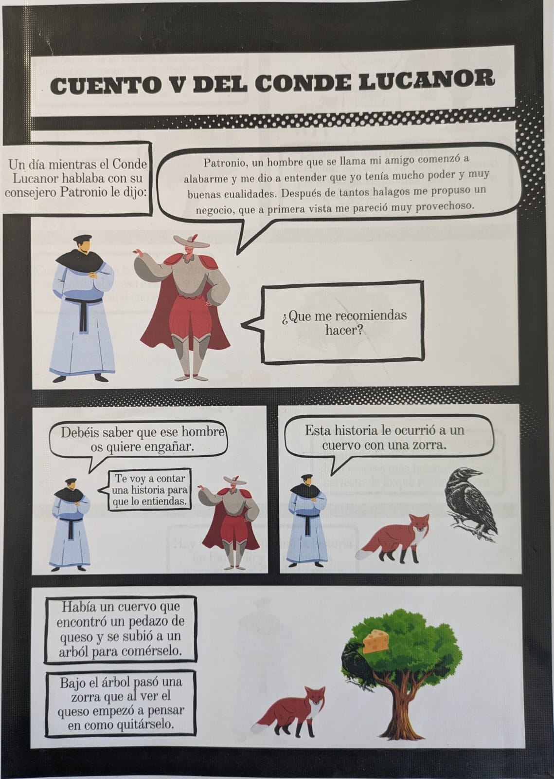 Reescribiendo los cuentos de El Conde Lucanor – A los cuatro vientos